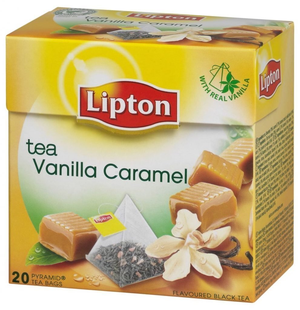 Lipton Vanilla Caramel Teepussi Pyramidi 20 Ps - Ruokakauppa365.fi
